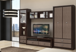 Стенка Коен МДФ Gerbor купить в Киеве, Днепре: цена, отзывы, фото, характеристики - ProMebli™